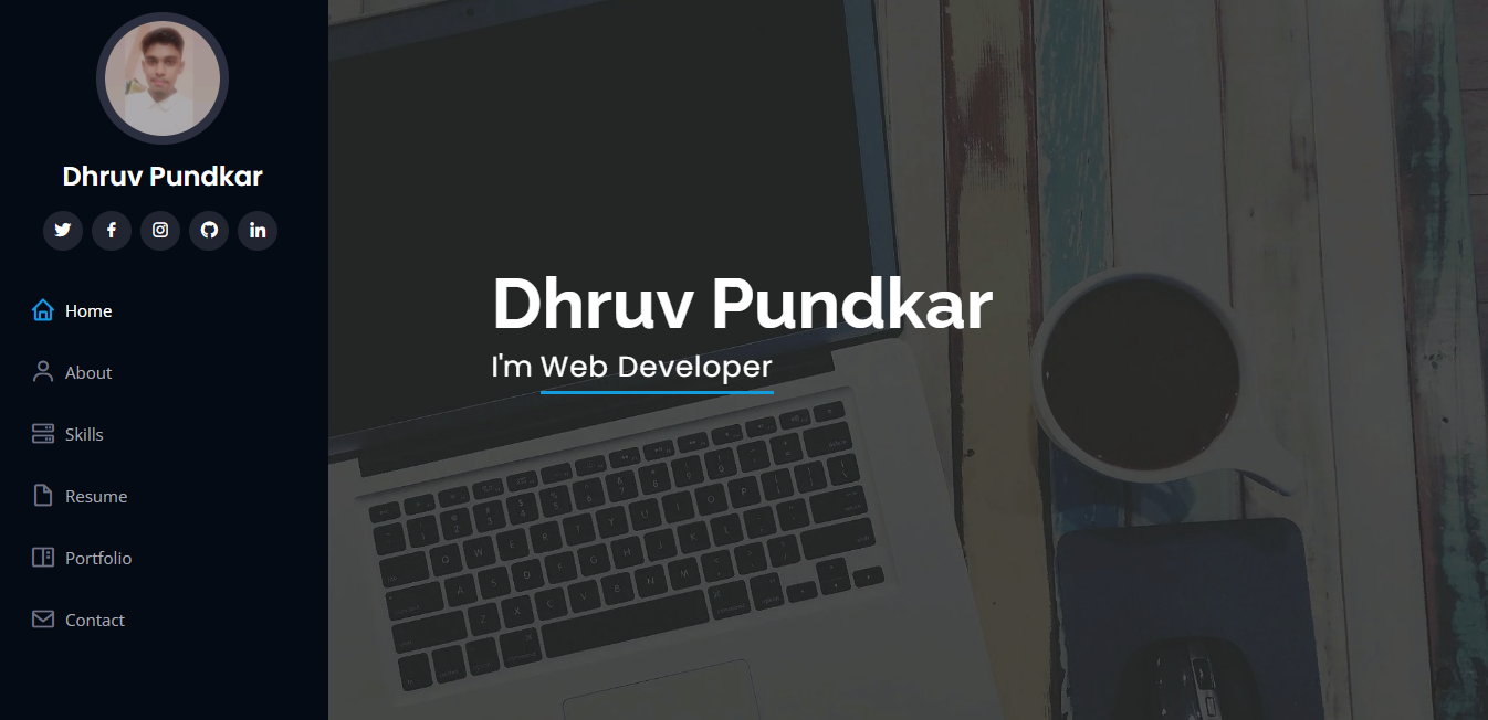 Dhruv Portfolio- Index